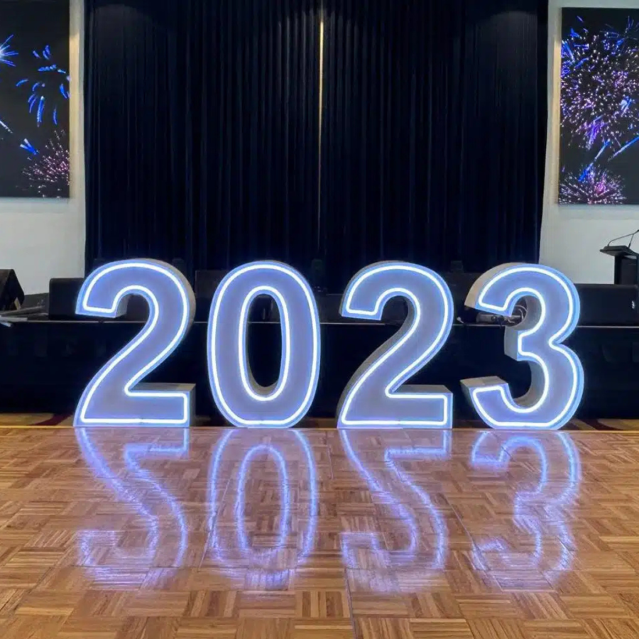 LED Marquee Numbers – Gorg Balloons Jamaica